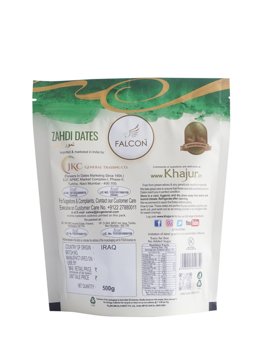 Best 500gm Zahdi Dates in India I Falcondates – Falcon Dates
