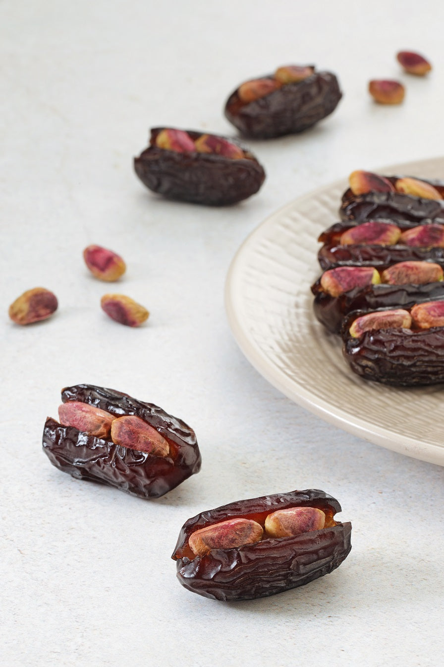 Safawi Dates with Full Nuts | Premium Nutty Delight - Falcon Dates