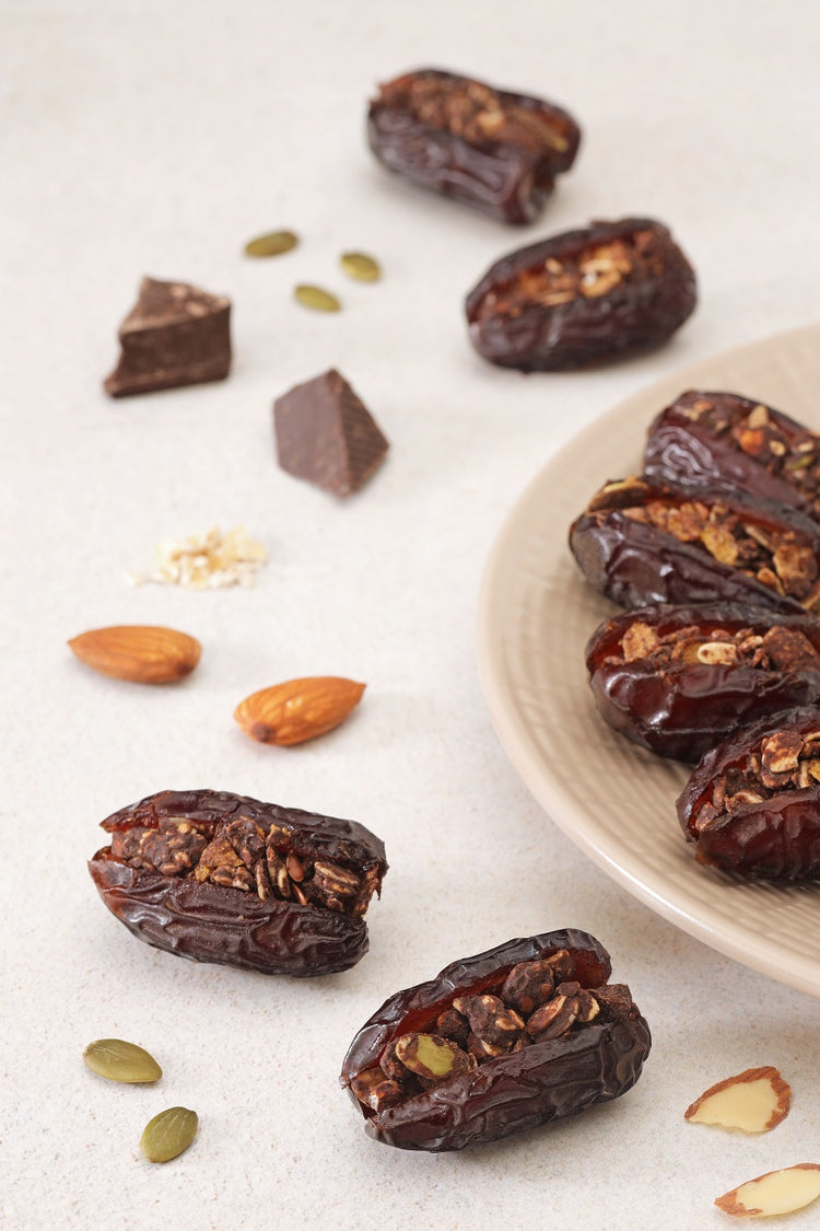 Stuffed Safawi Dates | Nutritious & Delicious Treats - Falcon Dates